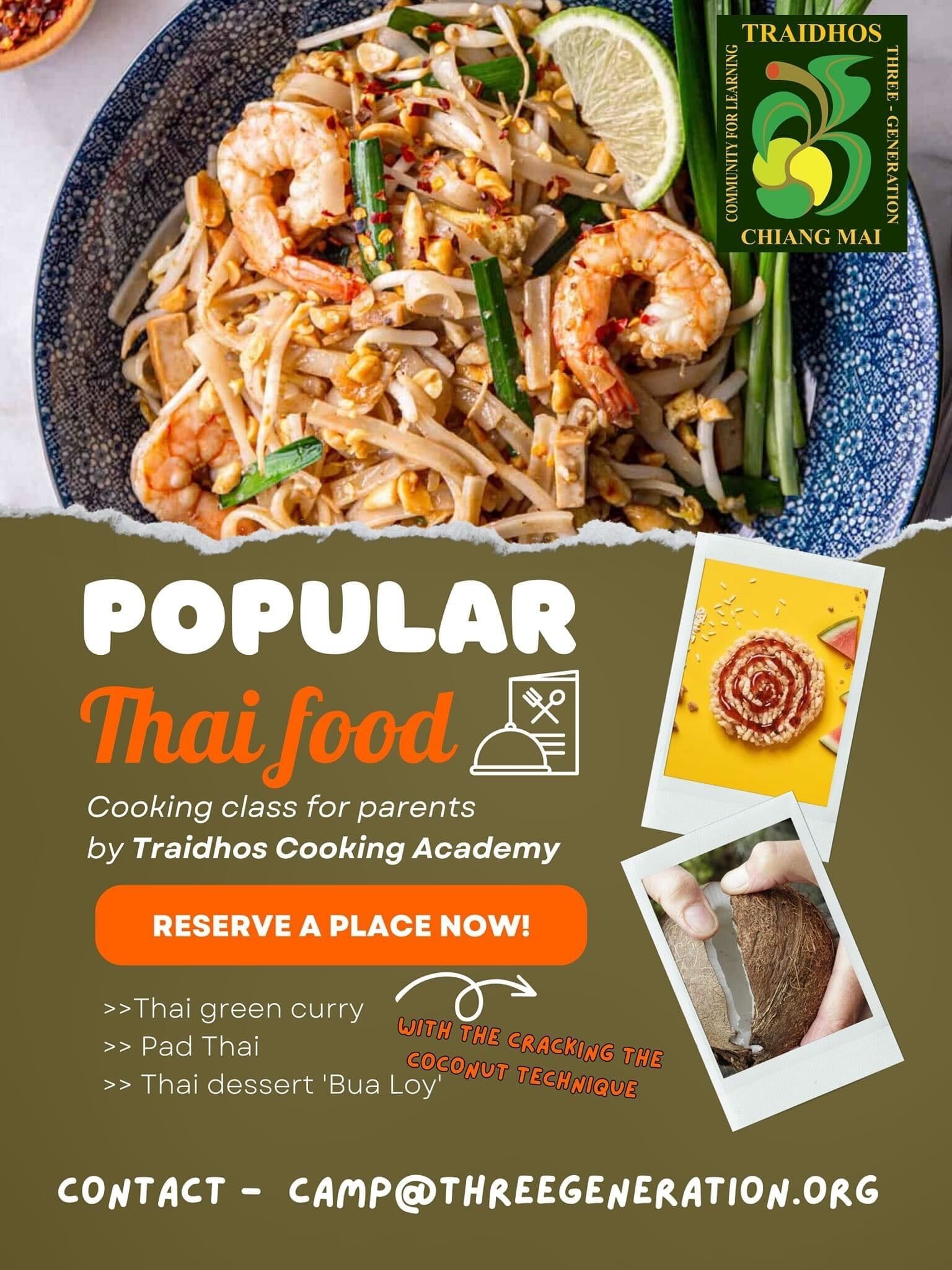 Traidhos Camps – Popular Thai Food - Chiang Mai Kids by BKK Kids