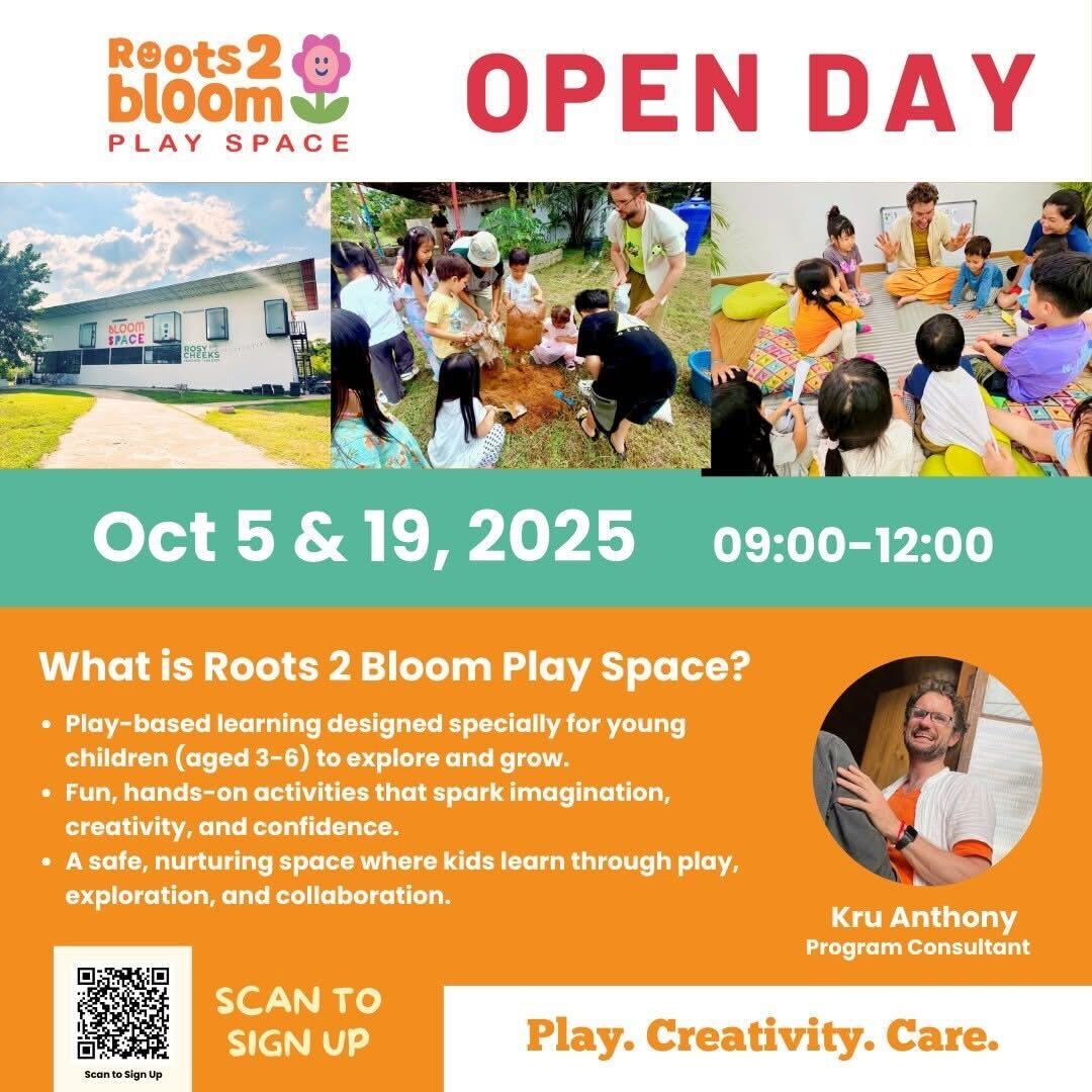 Roots2Bloom Play Space – Open Day - Chiang Mai Kids by BKK Kids